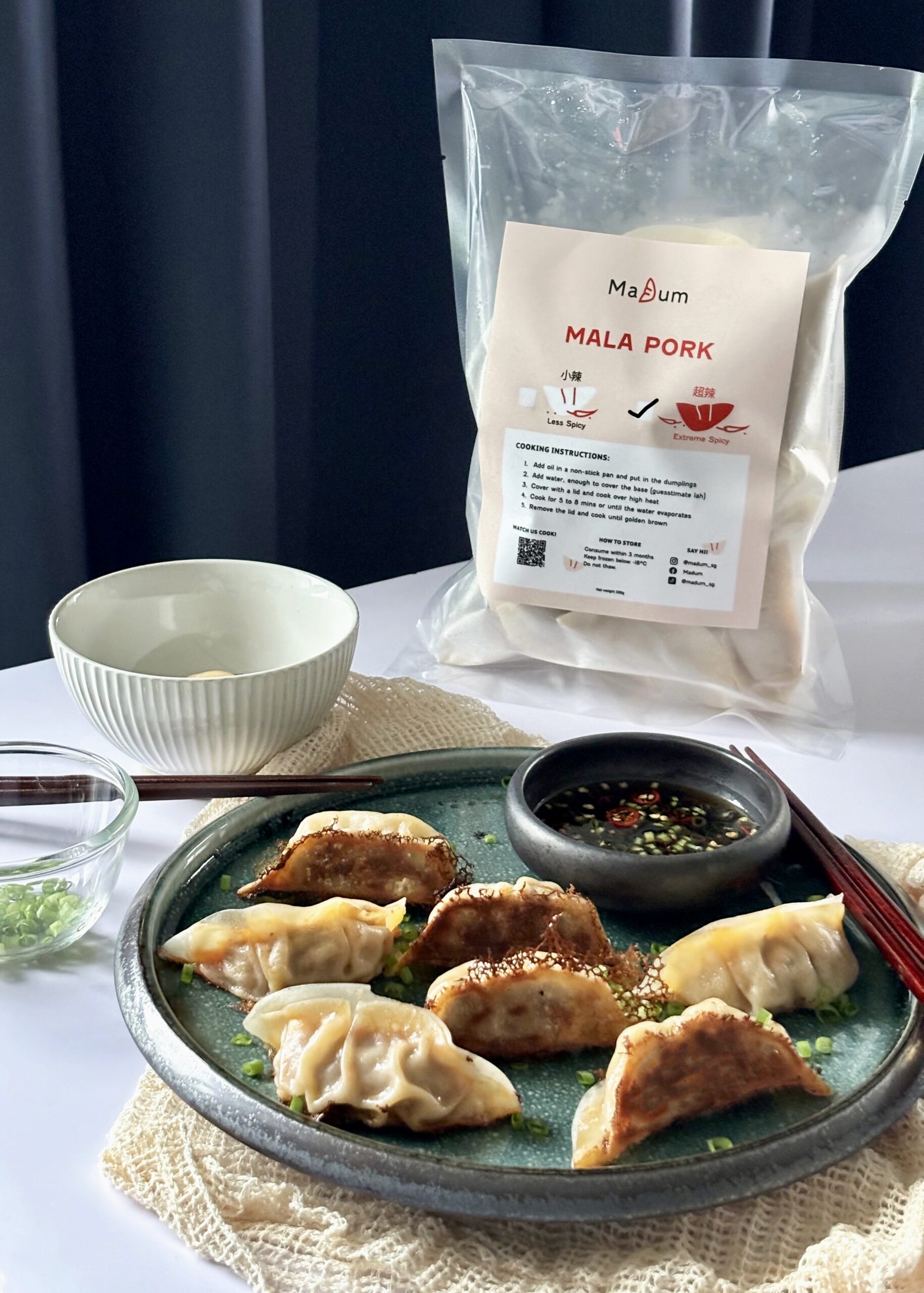Madum: Authentic Mala Pork Dumplings Made for Spice Lovers. - Singapore ...